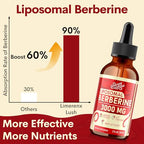 Liquid berberine for digestive health