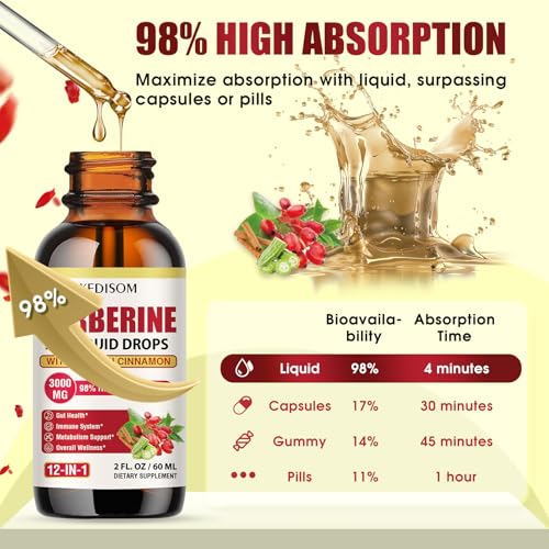 liquid berberine for easy absorption