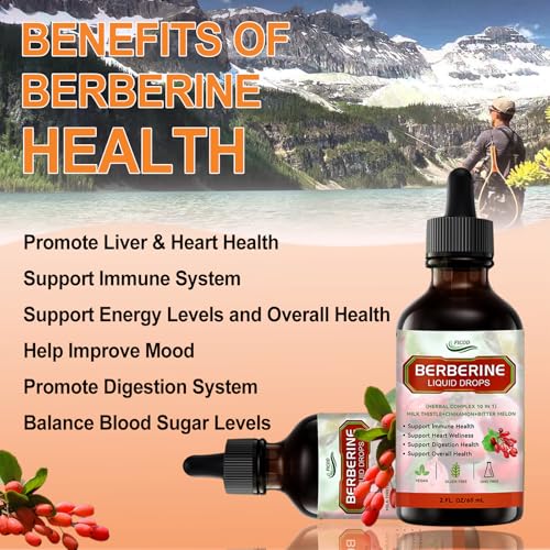 Liquid berberine for overall health