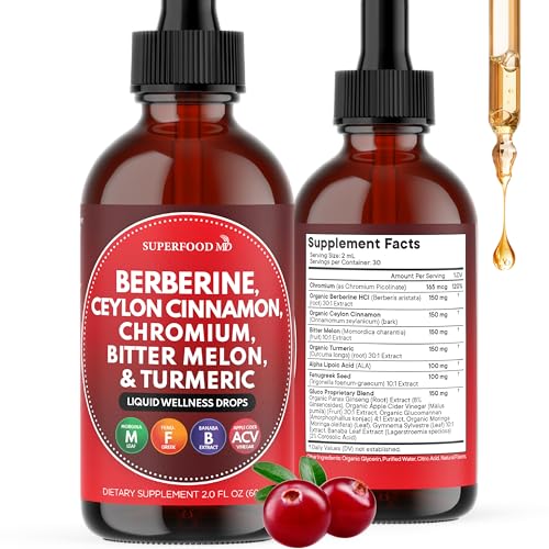liquid berberine with Ceylon cinnamon
