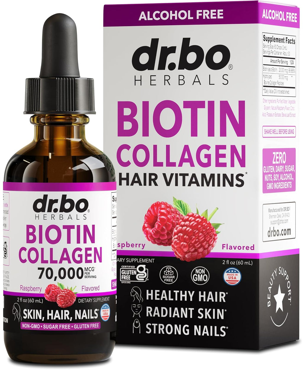 liquid biotin and collagen drops