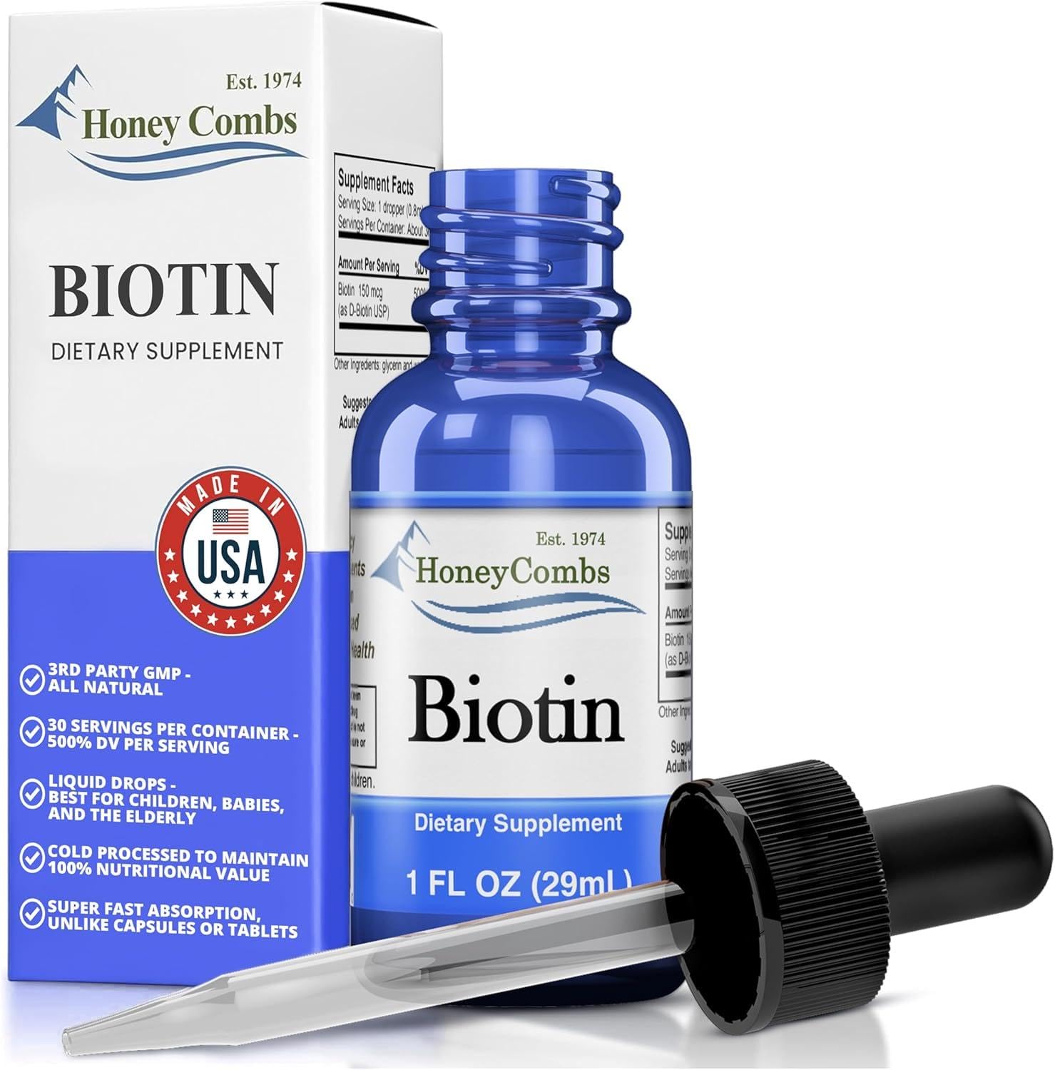 liquid biotin drops for hair growth