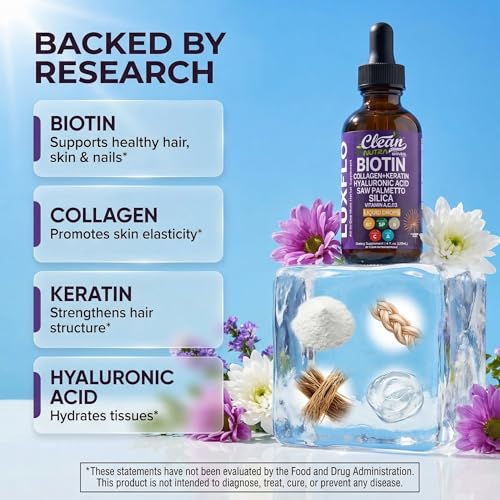 liquid biotin drops for thicker hair