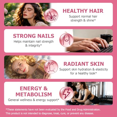 Liquid biotin for healthy hair
