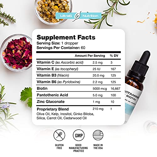 liquid biotin for healthy hair