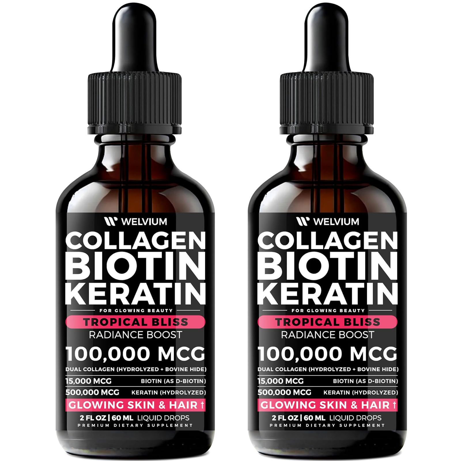 Liquid Biotin for healthy hair