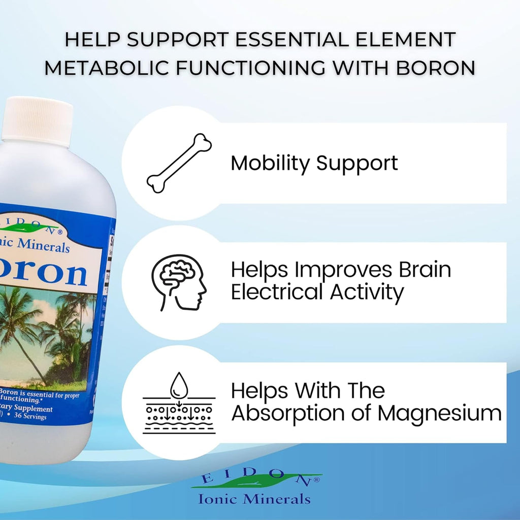 liquid boron for enhanced cognitive function