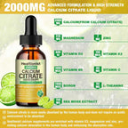 liquid calcium citrate for easy digestion