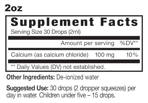 liquid calcium drops for muscle support