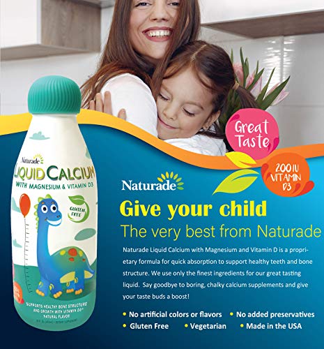 Liquid calcium easy for children