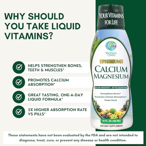 Liquid calcium for convenient daily use