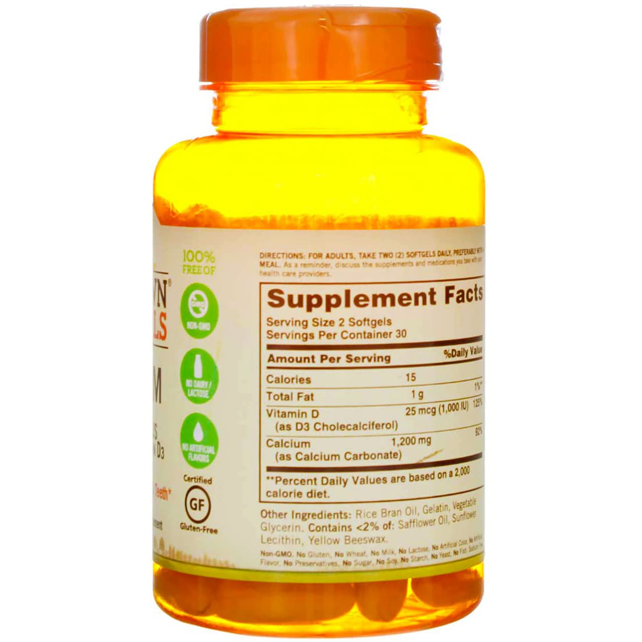 Liquid calcium for easy swallowing