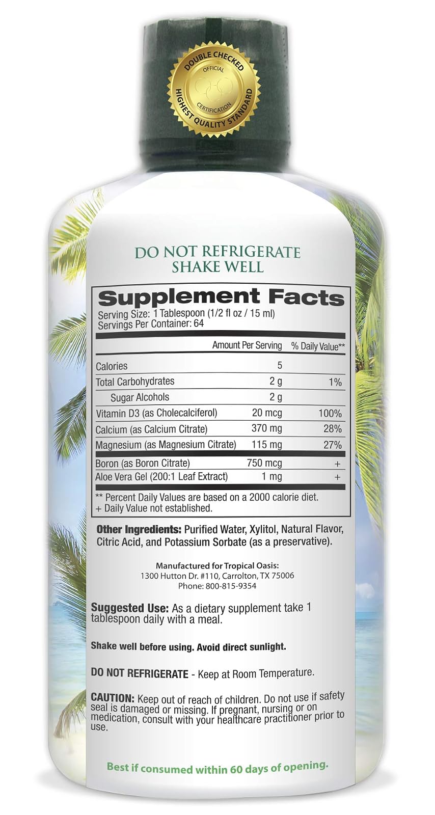 liquid calcium for strong bones