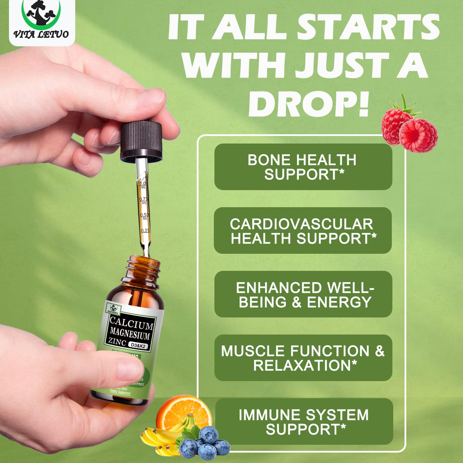 liquid calcium supplement for absorption