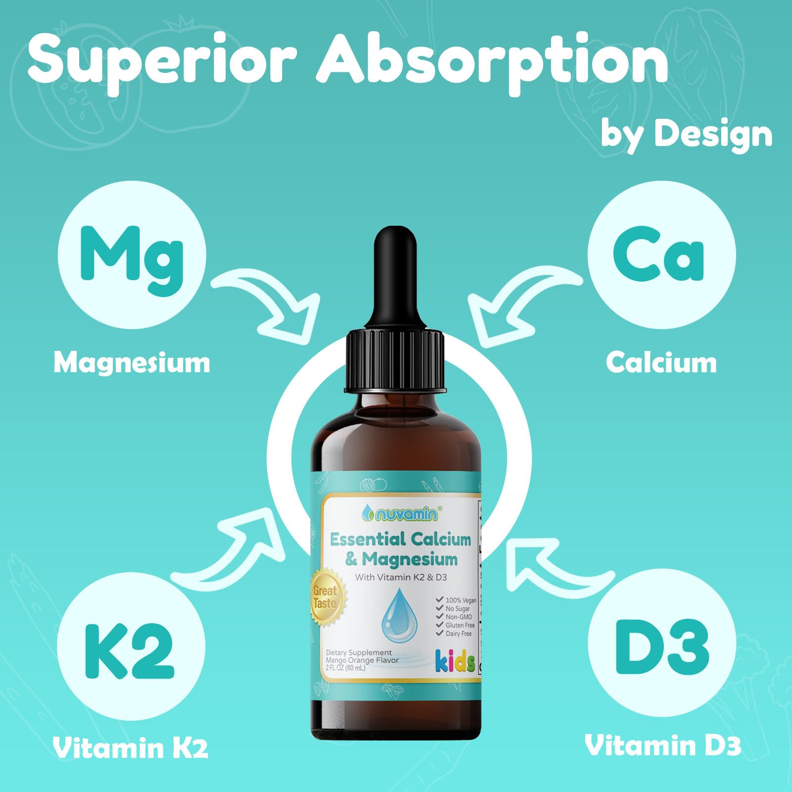 liquid calcium supplement for strong bones