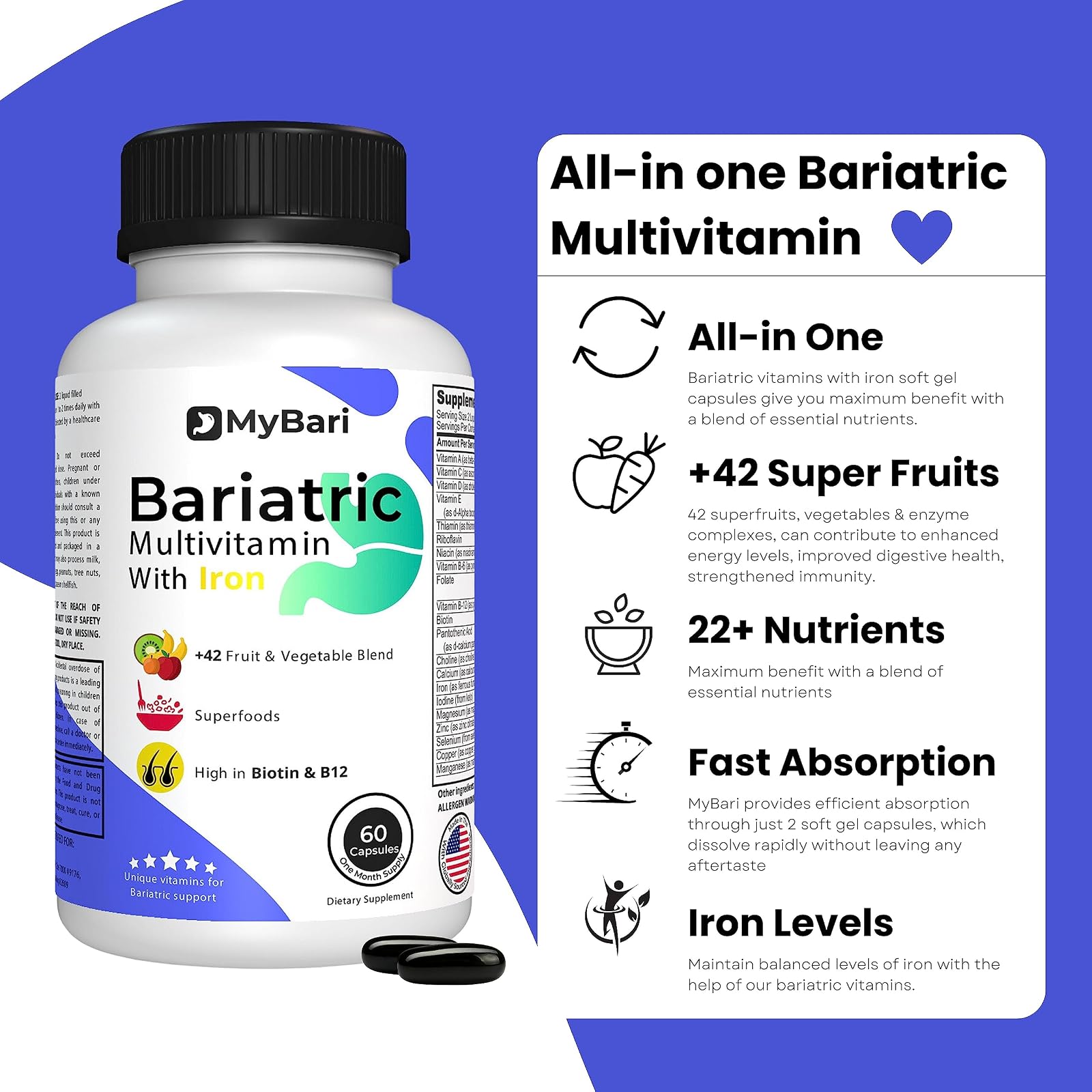 liquid capsules for easy absorption