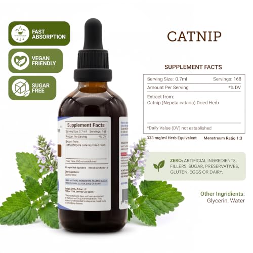 liquid catnip extract for stress relief