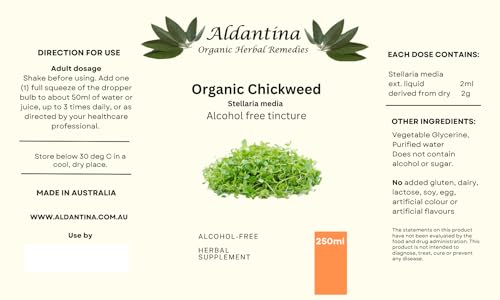 liquid chickweed tincture for digestion