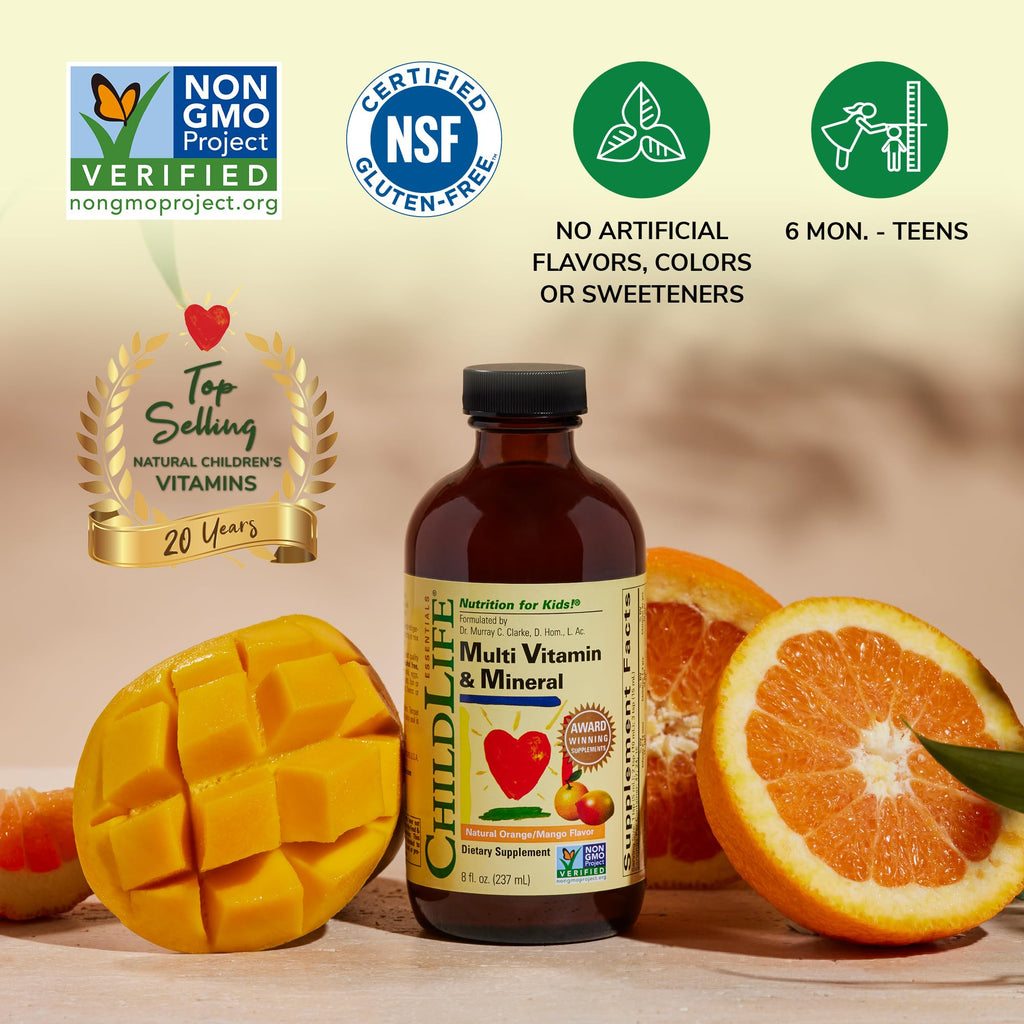liquid children's vitamins for easy consumption