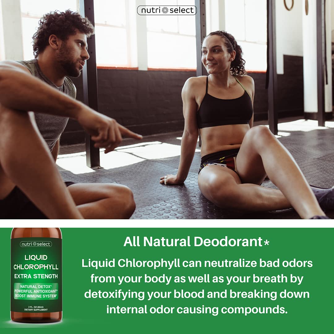 Liquid chlorophyll for better digestion