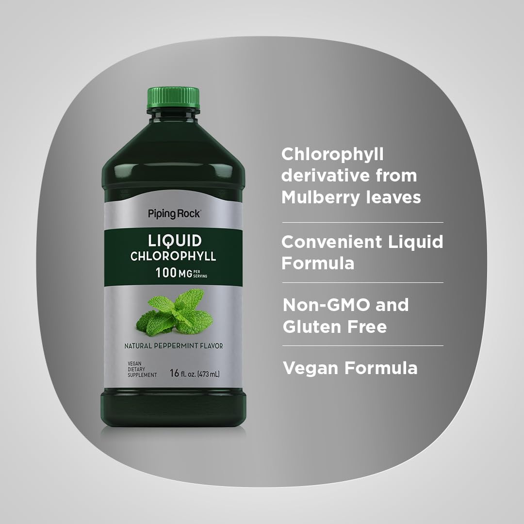 Liquid chlorophyll for digestive health