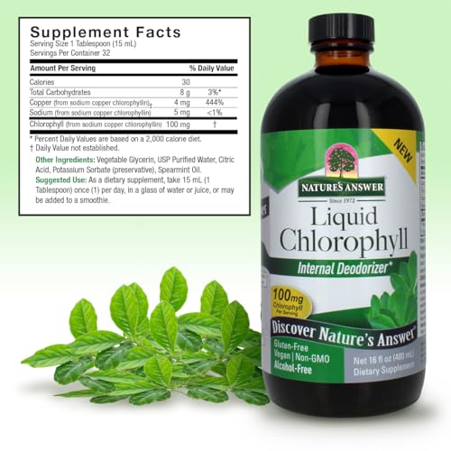 liquid chlorophyll for digestive support