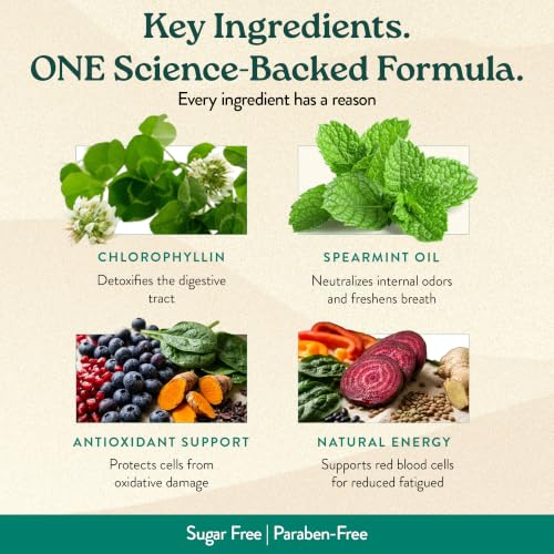 Liquid chlorophyll for energy boost