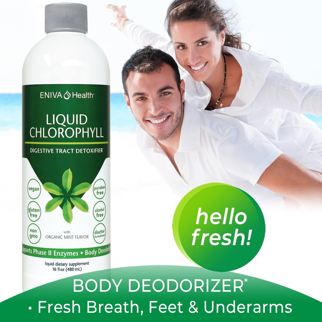 Liquid chlorophyll for energy boost