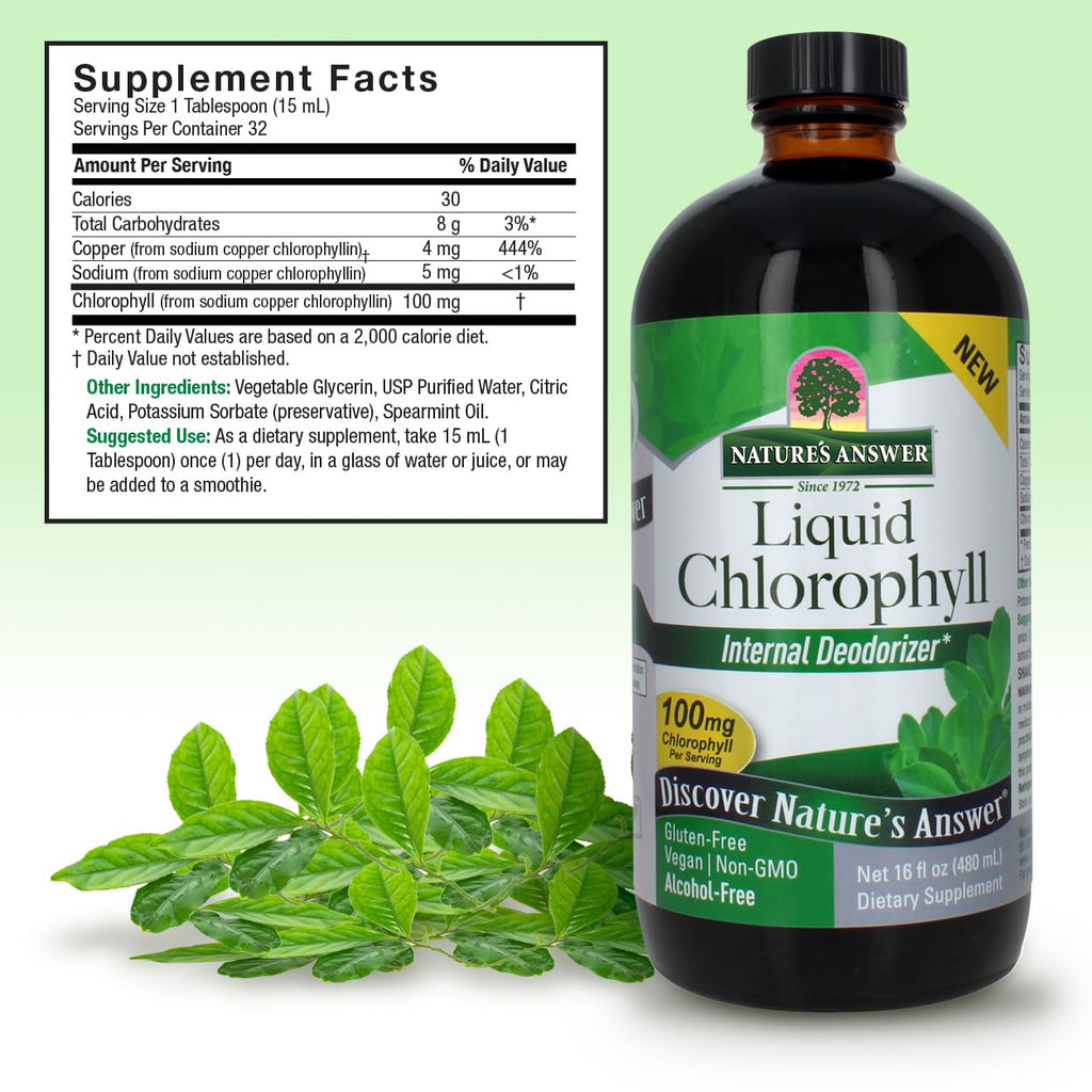 liquid chlorophyll for energy boost
