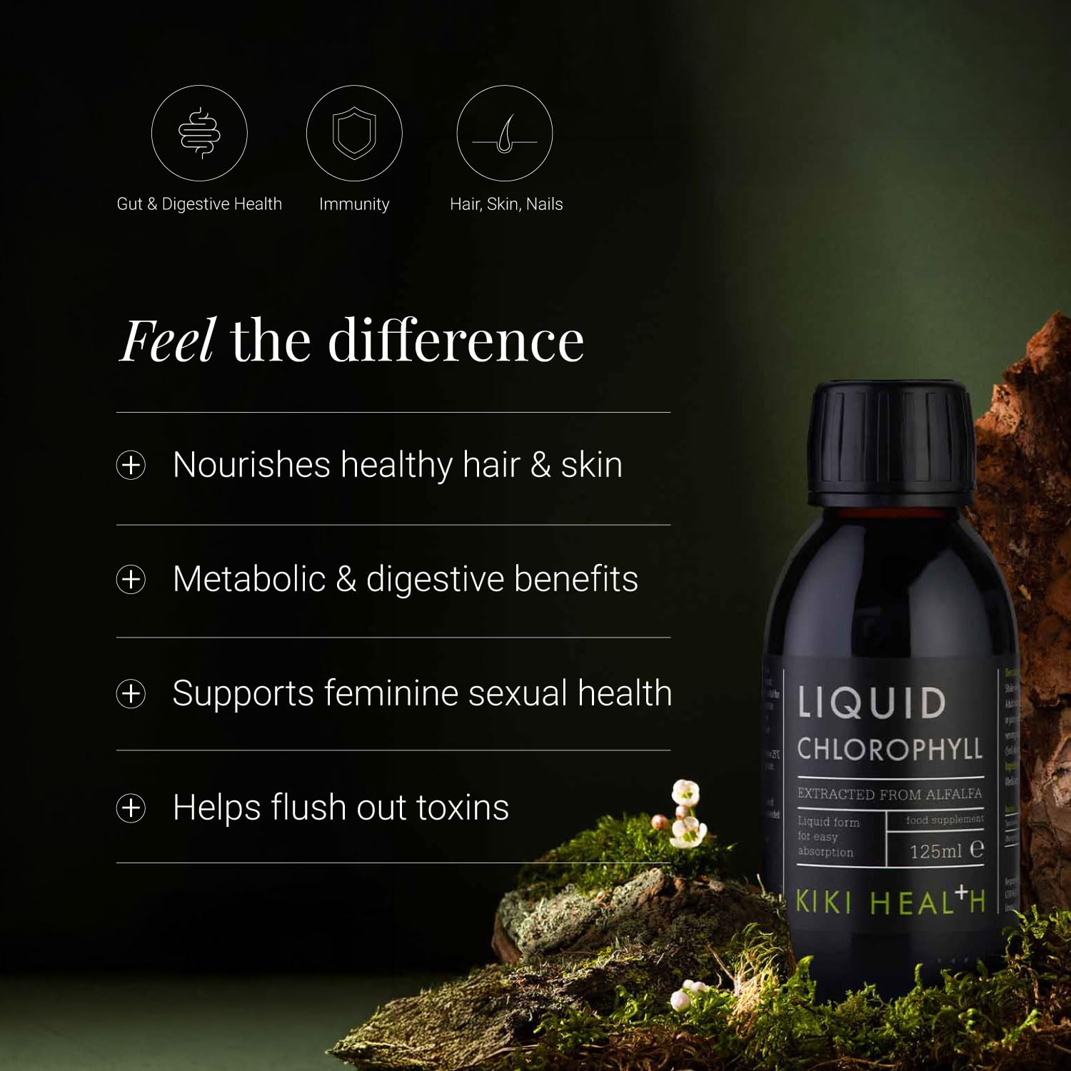liquid chlorophyll for improved digestion