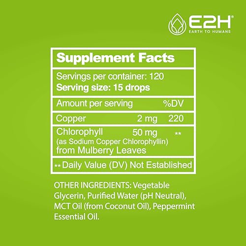 liquid chlorophyll for skin benefits