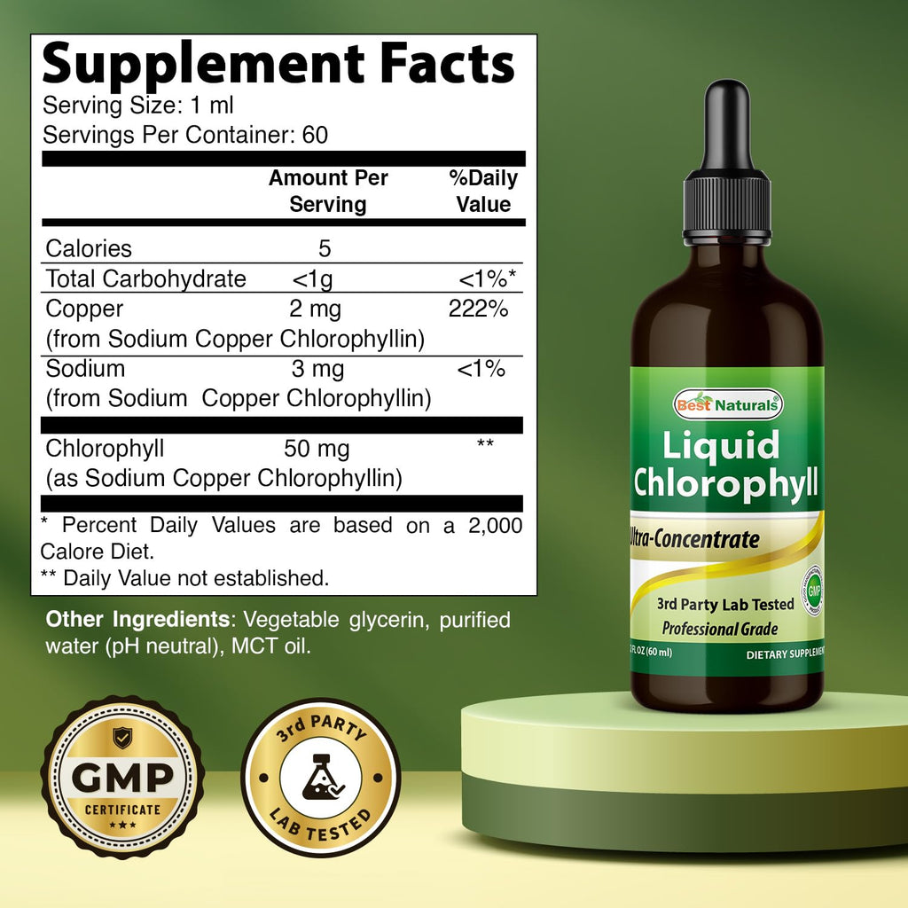 liquid chlorophyll for skin health