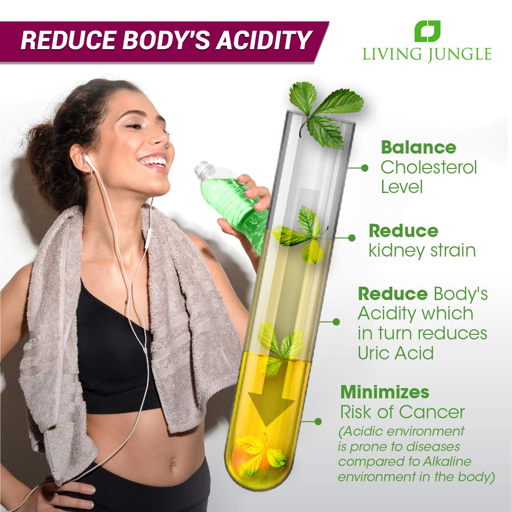 liquid chlorophyll with mulberry lemon flavour