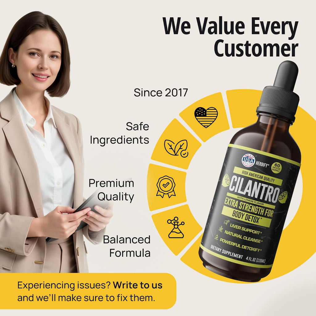 liquid cilantro extract for cleansing