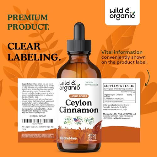 Liquid cinnamon for easy consumption