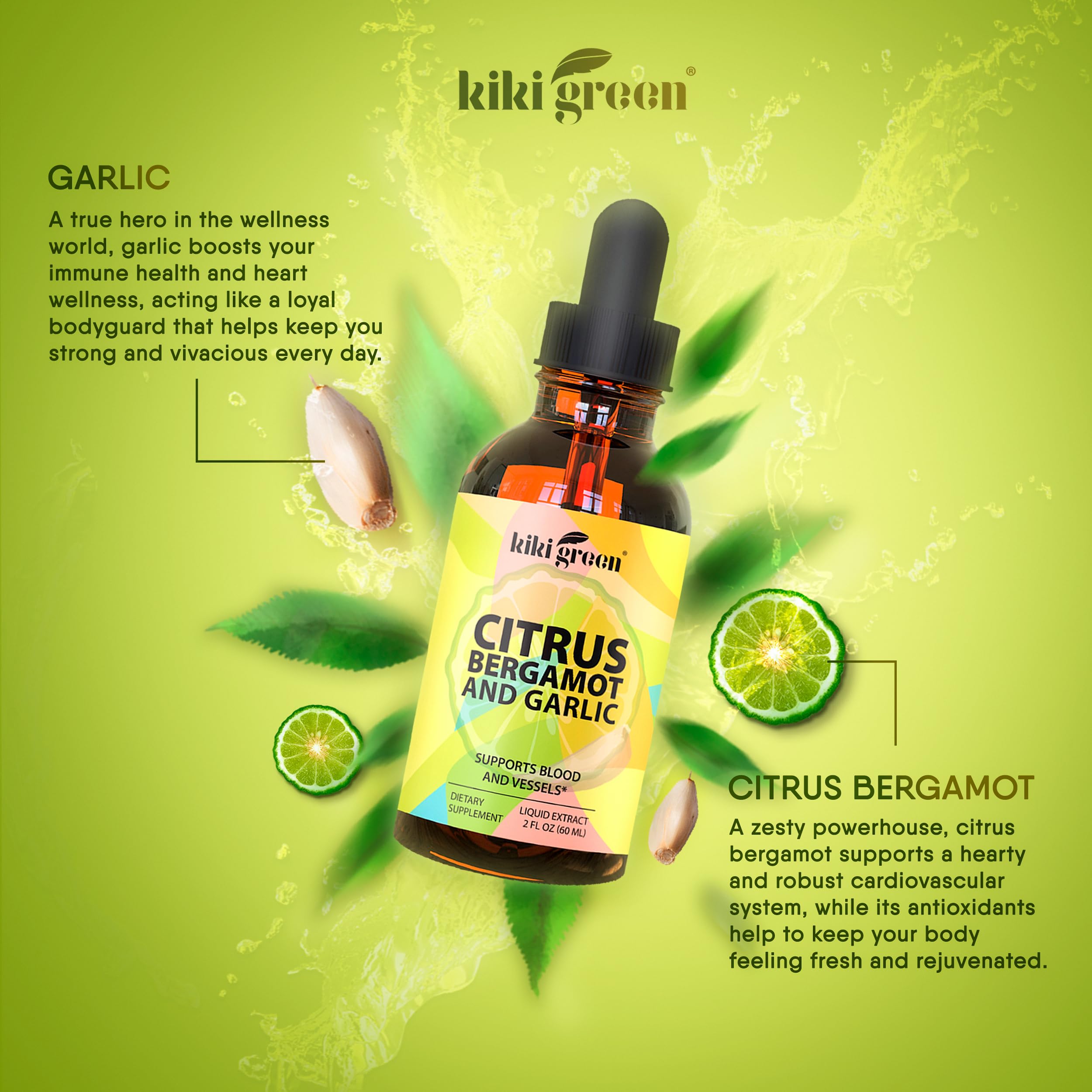 liquid citrus bergamot garlic formula