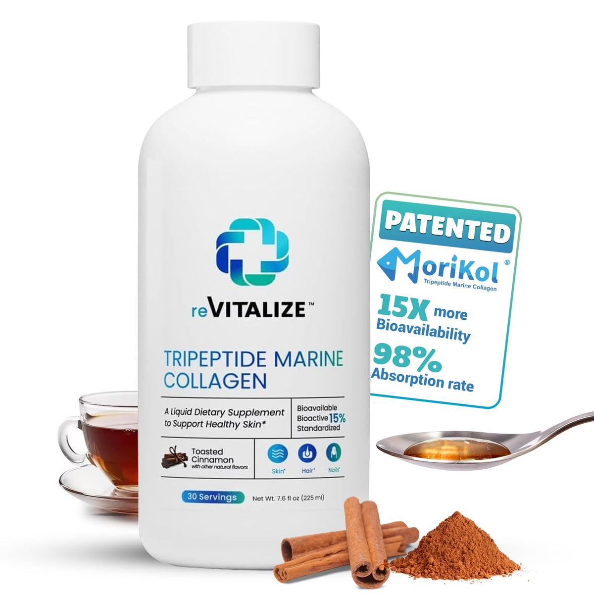 liquid collagen 1000 mg cinnamon flavor