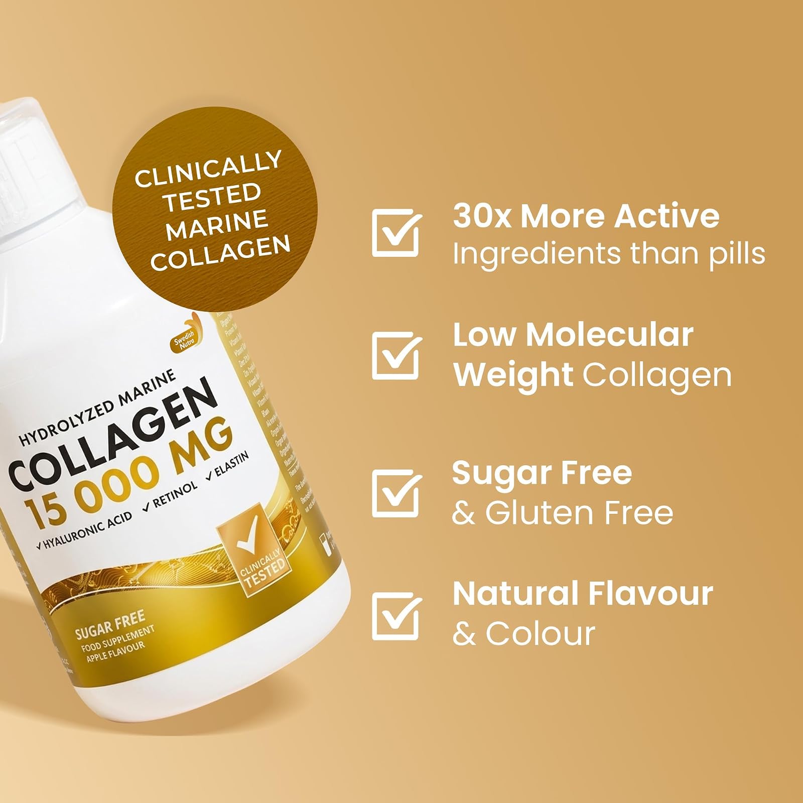 Liquid collagen for beauty routine