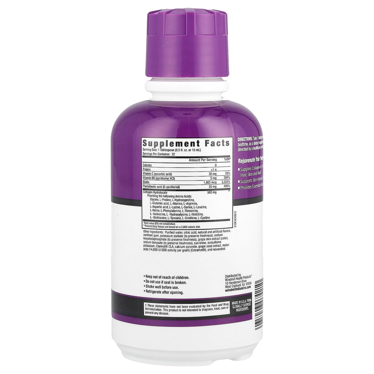 Liquid collagen for youthful skin