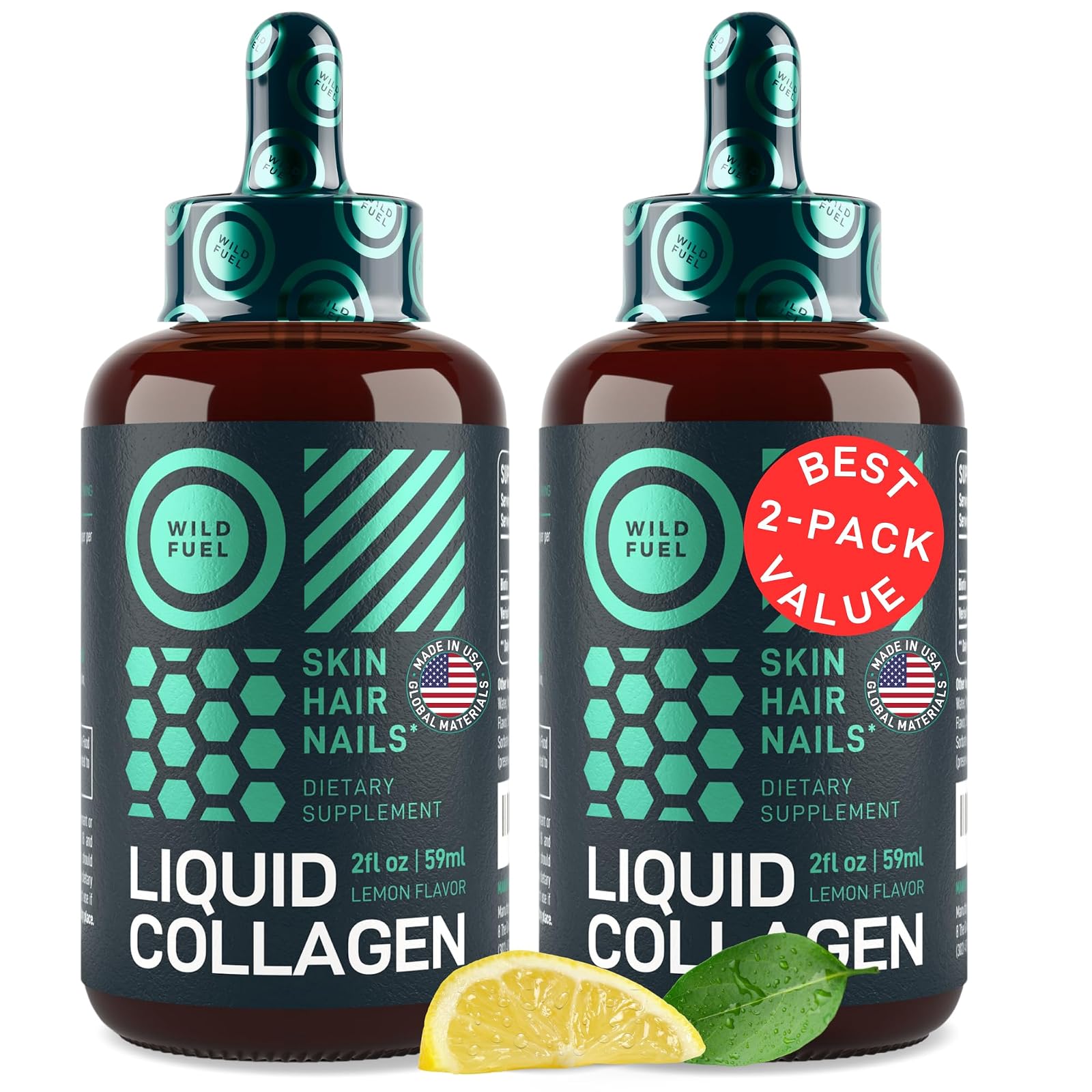 liquid collagen peptides with biotin