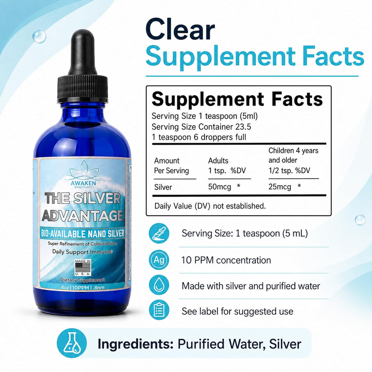 liquid colloidal silver for respiratory health