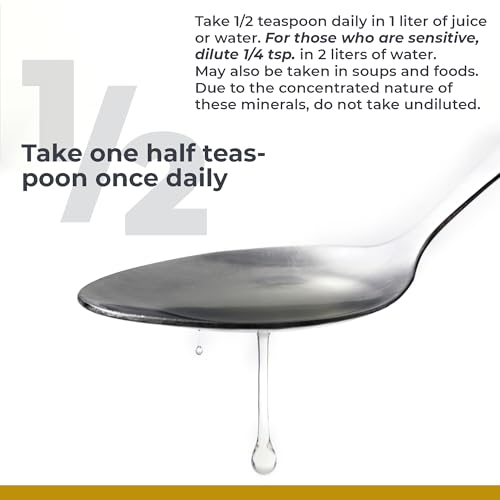 liquid concentrate trace minerals for easy use