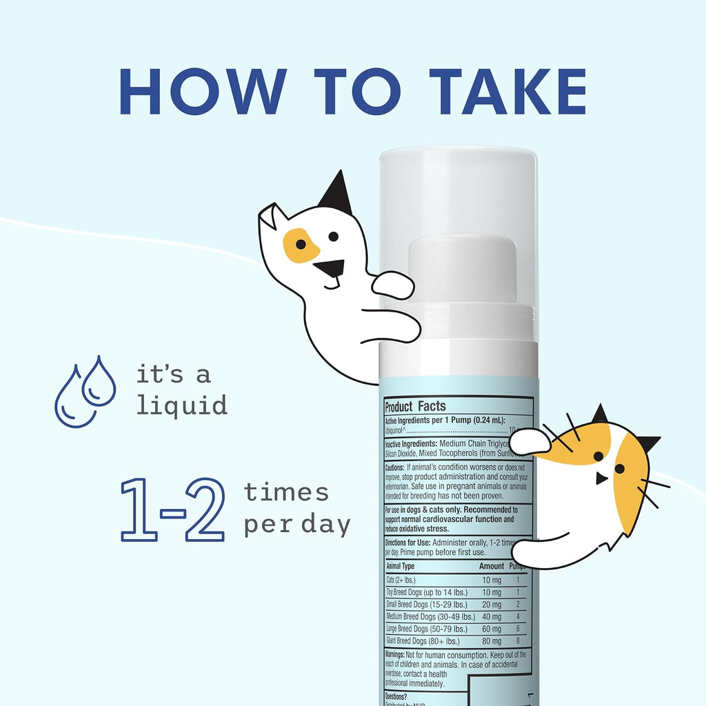 Liquid coq10 for easy dosing
