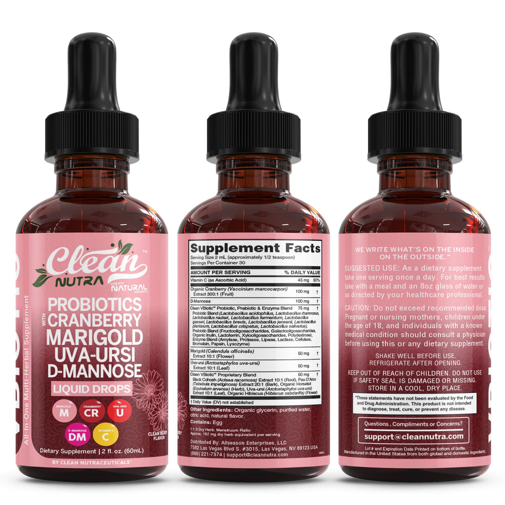 liquid cranberry supplement for vitality