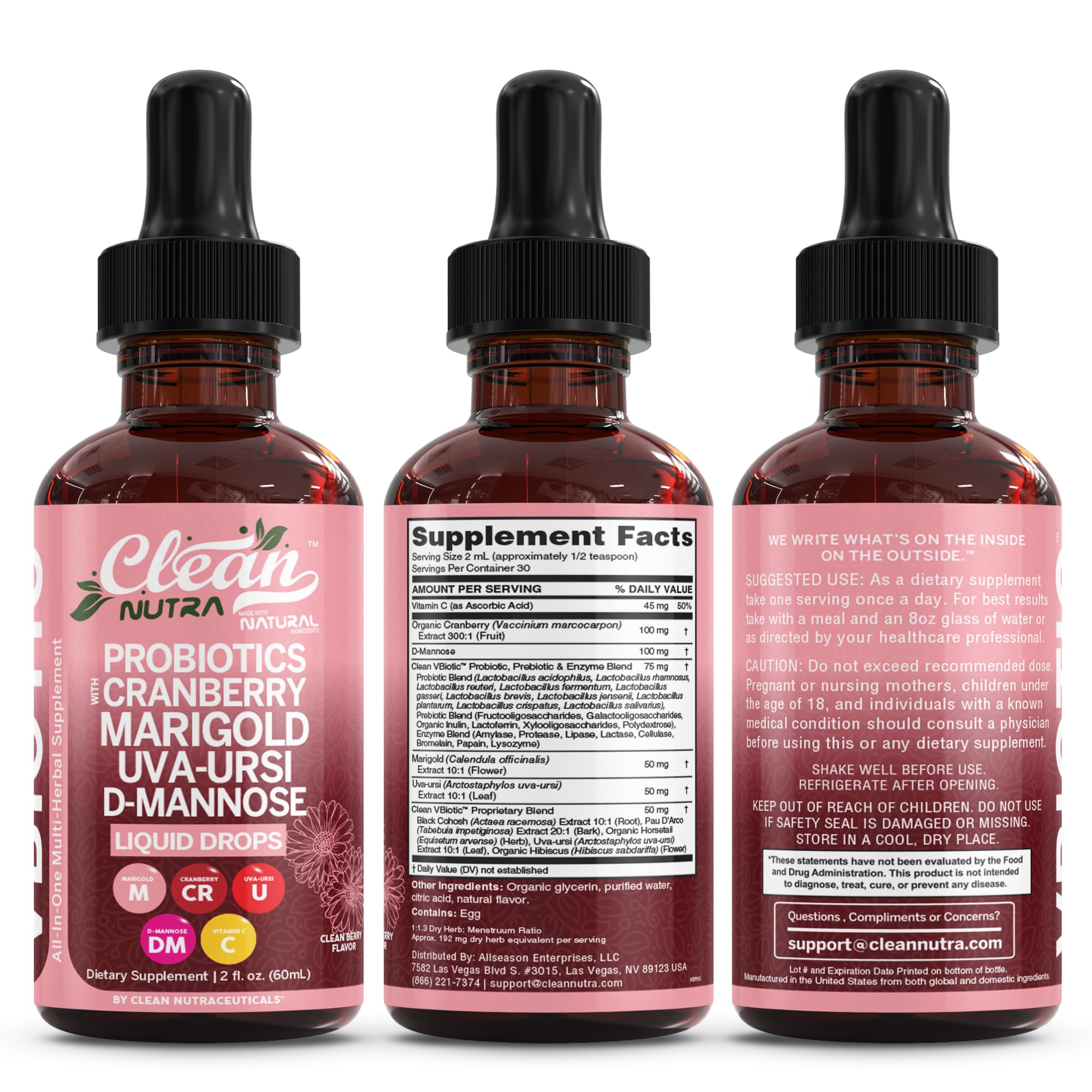 liquid cranberry supplement for vitality