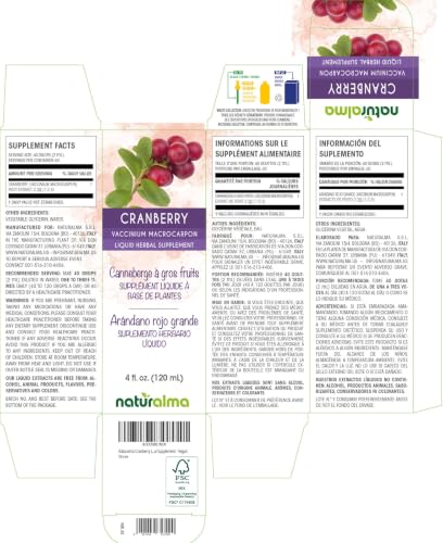 liquid cranberry supplement for wellness