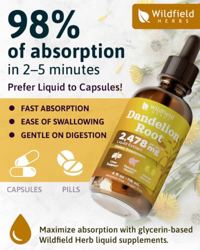 liquid dandelion extract for wellness