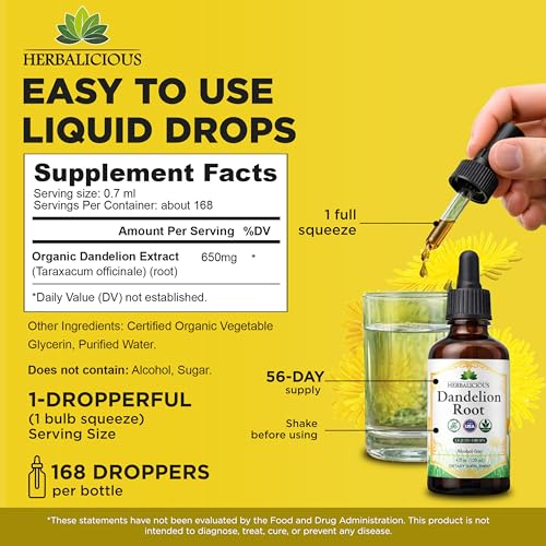 liquid dandelion extract for wellness