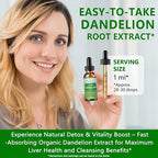 liquid dandelion tincture for liver health
