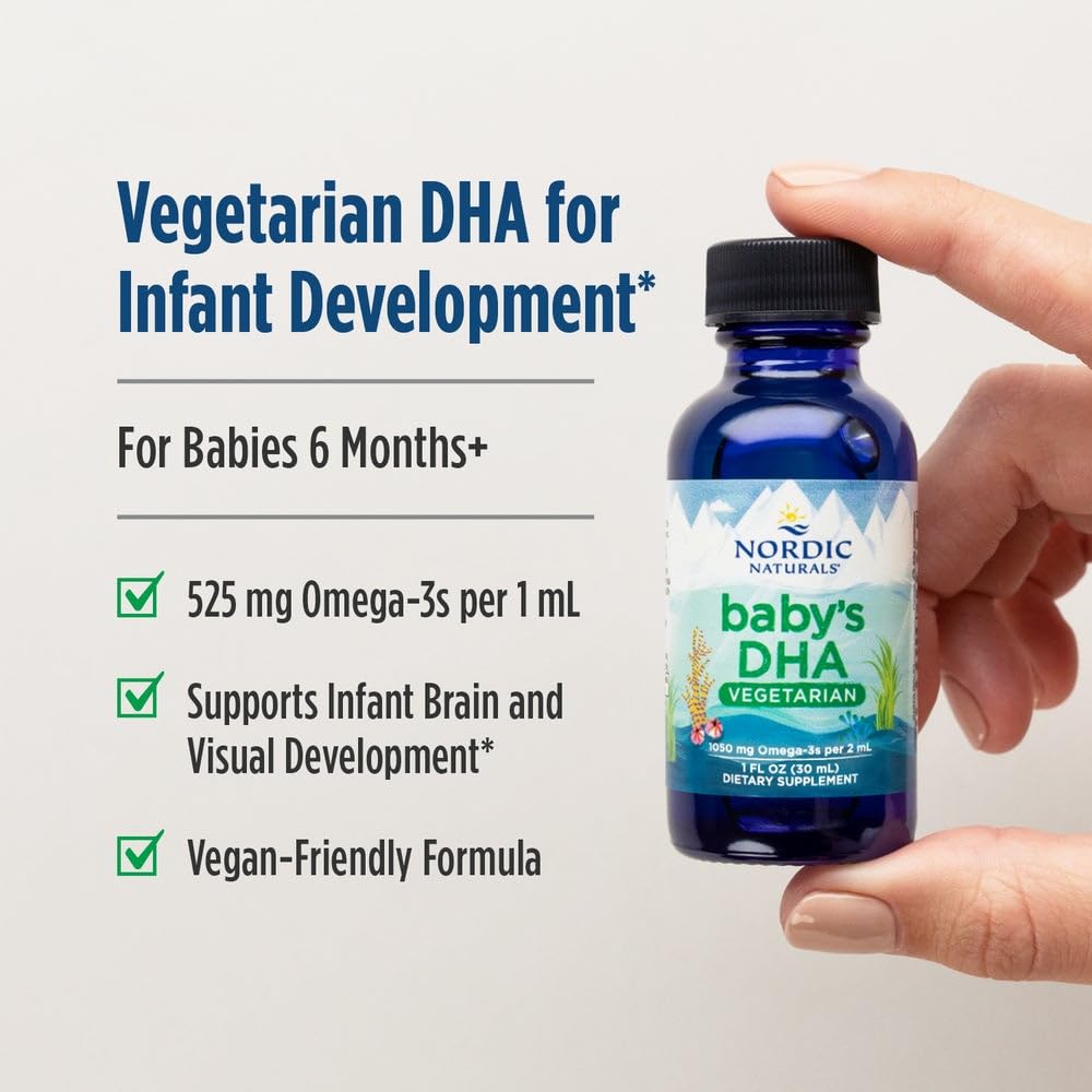 Liquid DHA for baby's brain health